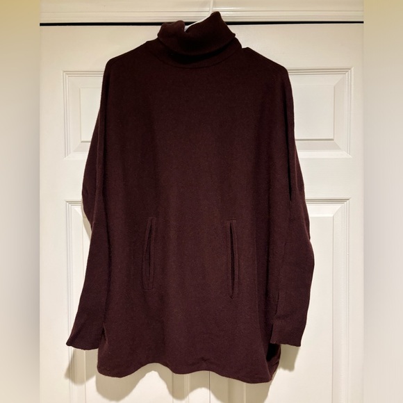 Garnet Hill | Sweaters | Garnet Hill Oversized Turtleneck Sweater ...